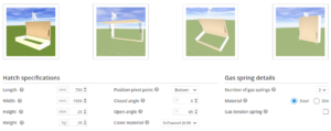 Gas strut calculator: calculate your own gas strut | Gasspringsshop.co.uk